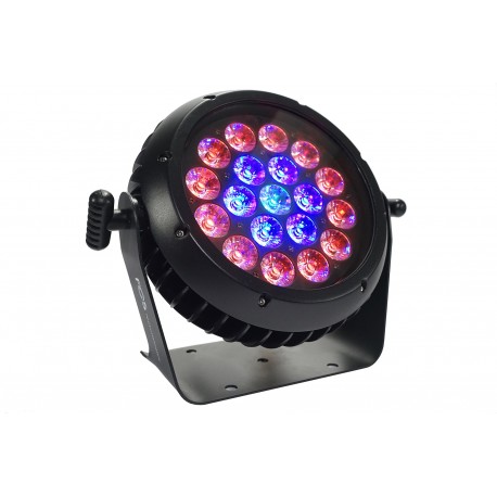 FOCO PAR LED 19X12W WDMX- IQ PAR IP65 HEX WDMX